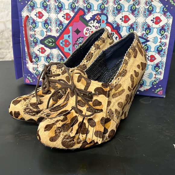 Irregular Choice | Shoes | Irregular Choice Leopard Wedge | Poshmark